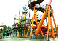 China OEM Anti Ultraviolet Aqua Playground Pirate Ship Slide For Resort Park for sale