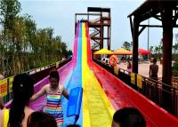 China Commercial Young Adult High Speed Water Slide Racing With Mat for sale