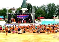China 20m Outdoor Water Park Wave Pool For Children Adults for sale