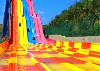 China Commercial Young Adult High Speed Water Slide Racing With Mat for sale