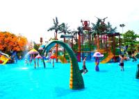 China Mix Color Interactive Aqua Playground For Hotel Swimming Pool for sale