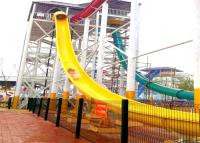 China Outdoor Screaming High Speed Water Slide Thrilling Water Slide Rides for sale