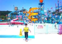 China FRP Outdoor Aqua Playground Holiday Recreation Water Play Slide for sale