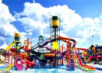 China 10mm Thickness High Speed Water Slide Blue Red Yellow Color for sale