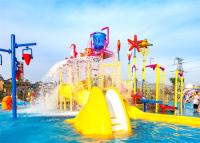 China Colorful Aqua Playground Swimming Pool Water Slides for sale