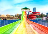 China 10mm Thickness High Speed Water Slide Blue Red Yellow Color for sale