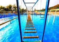 China Entertainment 0.4m/S Artificial Water Park Lazy River Equipment for sale