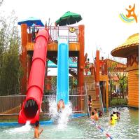 China ISO Fiberglass Super Bowl Custom Water Slides For Swimming Pool for sale