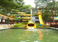 China Fast Flowing High Speed Water Slide Water Park Equipment For Hotel Resort for sale
