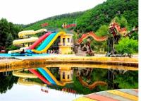 China 4 / 5 Lane Custom Water Slides High Speed Racing For Giant Aqua Park for sale