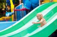 China Water Spray Park Rainbow Circle Children Water Playground Colorful water splash park for sale