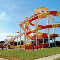 China Theme Park Fiberglass Water Slide Customized Closed Tube Spiral FRP For Adult for sale