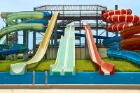 China Amusement Park Fiberglass High Speed Tall Water Slides For Theme Water Park for sale