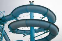 China Customized Body Water Slide Bright Color FRP Large Aqua Park Equipment for sale