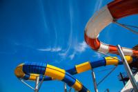 China Customized Body Water Slide Bright Color FRP Large Aqua Park Equipment for sale