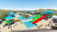 China Theme Water Park Surf Simulator Machine Summer Entertainment Adults Water Slide for sale