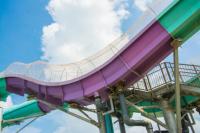 China Customized Fiberglass Water Slides Adult Stimulating High Speed Slide For Hotel Resort for sale