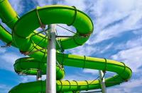 China Customized Fiberglass Water Slides Adult Stimulating High Speed Slide For Hotel Resort for sale