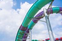 China Customized Fiberglass Water Slides Adult Stimulating High Speed Slide For Hotel Resort for sale