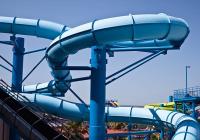 China Customized Fiberglass Water Slides Adult Stimulating High Speed Slide For Hotel Resort for sale