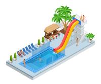 China Exciting Barrel Sled Fiberglass Water Park Slide For Teenager for sale