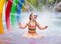 China Galvanized Pipe Kids Water Playground Interactive Children'S Splash Park for sale