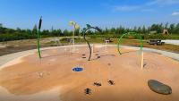 China Galvanized Pipe Kids Water Playground Interactive Children'S Splash Park for sale