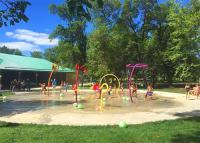 China Galvanized Pipe Kids Water Playground Interactive Children'S Splash Park for sale
