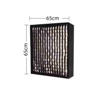 China Portable Roll-up LED Light Adjustable Color Temperature 3200K-5600K Remote Control 200W Grid Softbox for Photography Live for sale