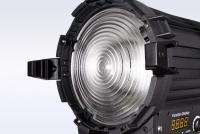 China NO Fan 100W LED Fresnel Light Bi Color High CRI For Videographers Lighting(Pole-Operated Yoke) for sale