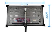 China Ra > 96 LED Soft Light Panel  KN60AS 100W designed for Height of 3m Film and Studio Lighting for sale