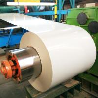 China PPGI White Prepainted Galvanized Steel Coil RAL 9010 0.5mm Thickness 1250mm Width for sale