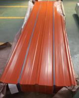 China 1.5mm Galvanized Color Coated Corrugated Steel Roof Sheet 40-275g Zinc Coating for sale