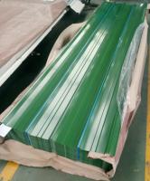 China 1.5mm Galvanized Color Coated Corrugated Steel Roof Sheet 40-275g Zinc Coating for sale
