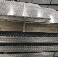China Galvanized Steel Checker Plate 2mm 8mm A36 Q235 Q345 Low Carbon Anti Slip for sale