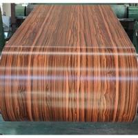 China Wood Pattern Prepainted Galvanized Steel Coil PPGI 0.125-4.0mm Width 600-1500mm for sale