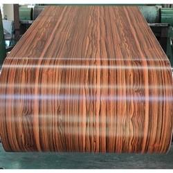 China Wood Pattern Prepainted Galvanized Steel Coil PPGI 0.125-4.0mm Width 600-1500mm for sale