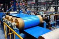 China PPGI Steel Coil Matte Color Coated Steel Sheet 0.11-2.0mm Thickness 30-1250mm Width for sale