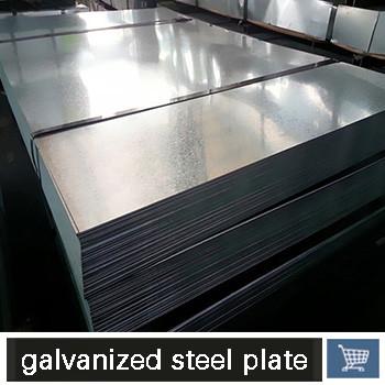 China Hot Dip Galvanized Steel Plate 0.35mm Zinc Coated Steel Sheet for Building for sale
