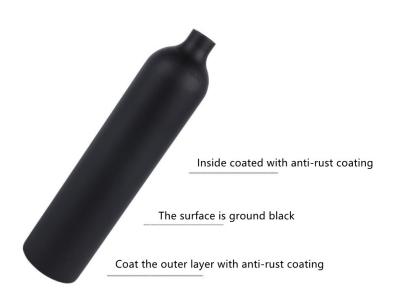 China Titanium Brass Divers Gas Cylinder , Rescue Scuba Diving Gas Tank for sale
