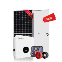 China Mounting On Grid Solar System Home Solar Panel System 6KW 7KW 8KW 9KW for sale