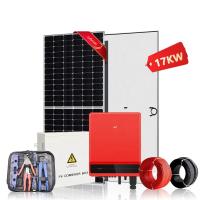 China MPPT On Grid Solar Panel System 10KW 17KW Solar Panel Kit System for sale