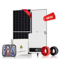 China 4KW On Grid Solar Energy System PV Set Solar Module Panel System for sale