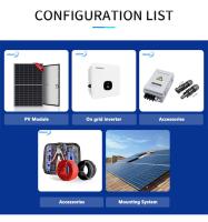 China Home On Grid Solar Energy System Battery Energy Storage Photovoltaic PV Kits for sale
