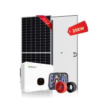 China 25KW Solar Energy Power System Photovoltaic Electricity Station Complete Kit for sale