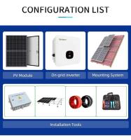 China Photovoltaic Solar Panel Power System 9KW All In One For Home On Grid for sale