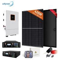 China Home Power Solar Panel Power System Kit Roof Mounting 5KW 6KW 8KW 10KW for sale