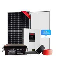 China Outdoor 5KW Hybrid Solar Power System Photovoltaic Solar Carport Complete Kit for sale