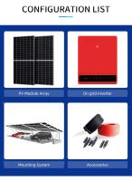 China Roof Mounting On Grid Solar Power System 50KW 60KW MPPT Commercial for sale