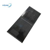 China Low price high efficiency pv module competitive price tile all black camping mono crystalline solar panel for sale